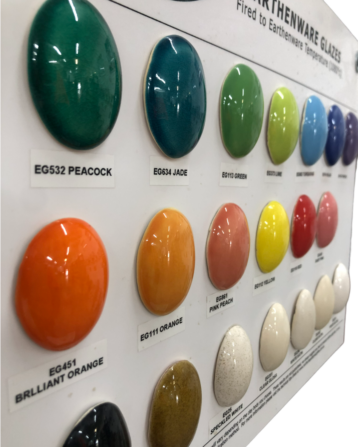 Earthenware Glazes | Northcote Pottery Supplies