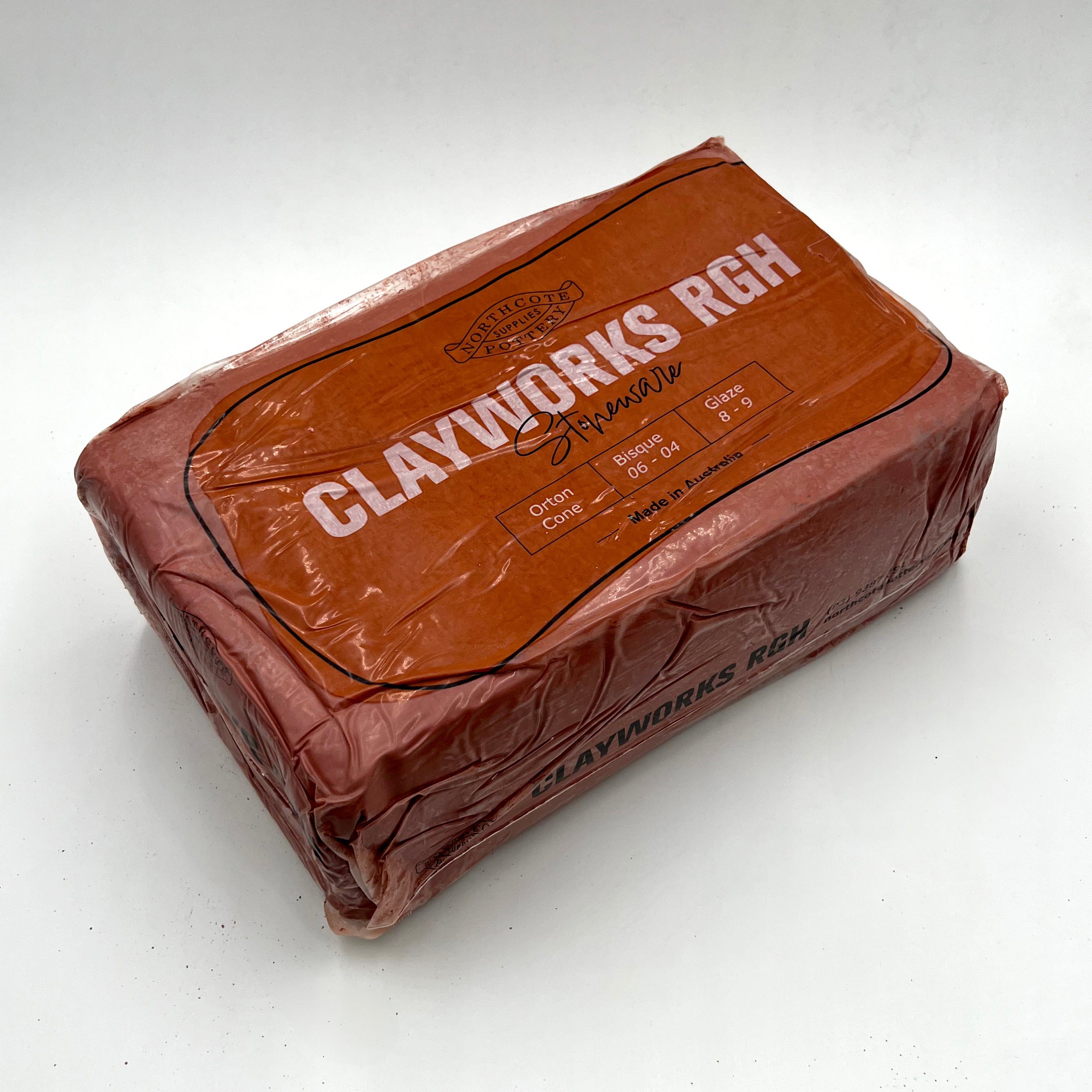 Clayworks Rgh 10Kg Clay | Northcote Pottery Supplies