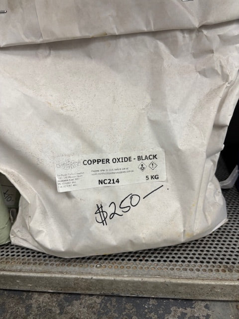 Copper Oxide Black 5Kg | Northcote Pottery Supplies