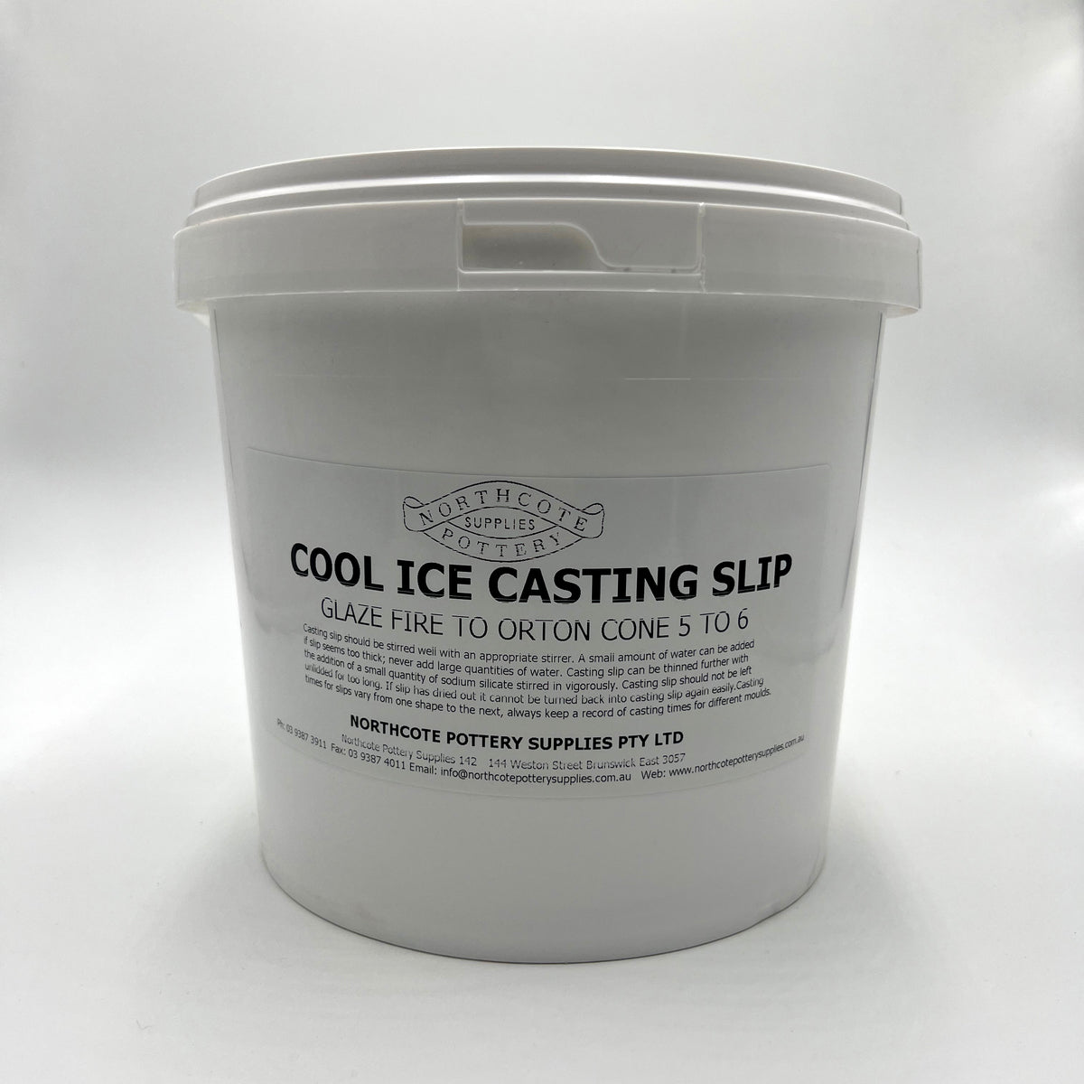 Cool Ice Midfire Porcelain Slip | Northcote Pottery Supplies