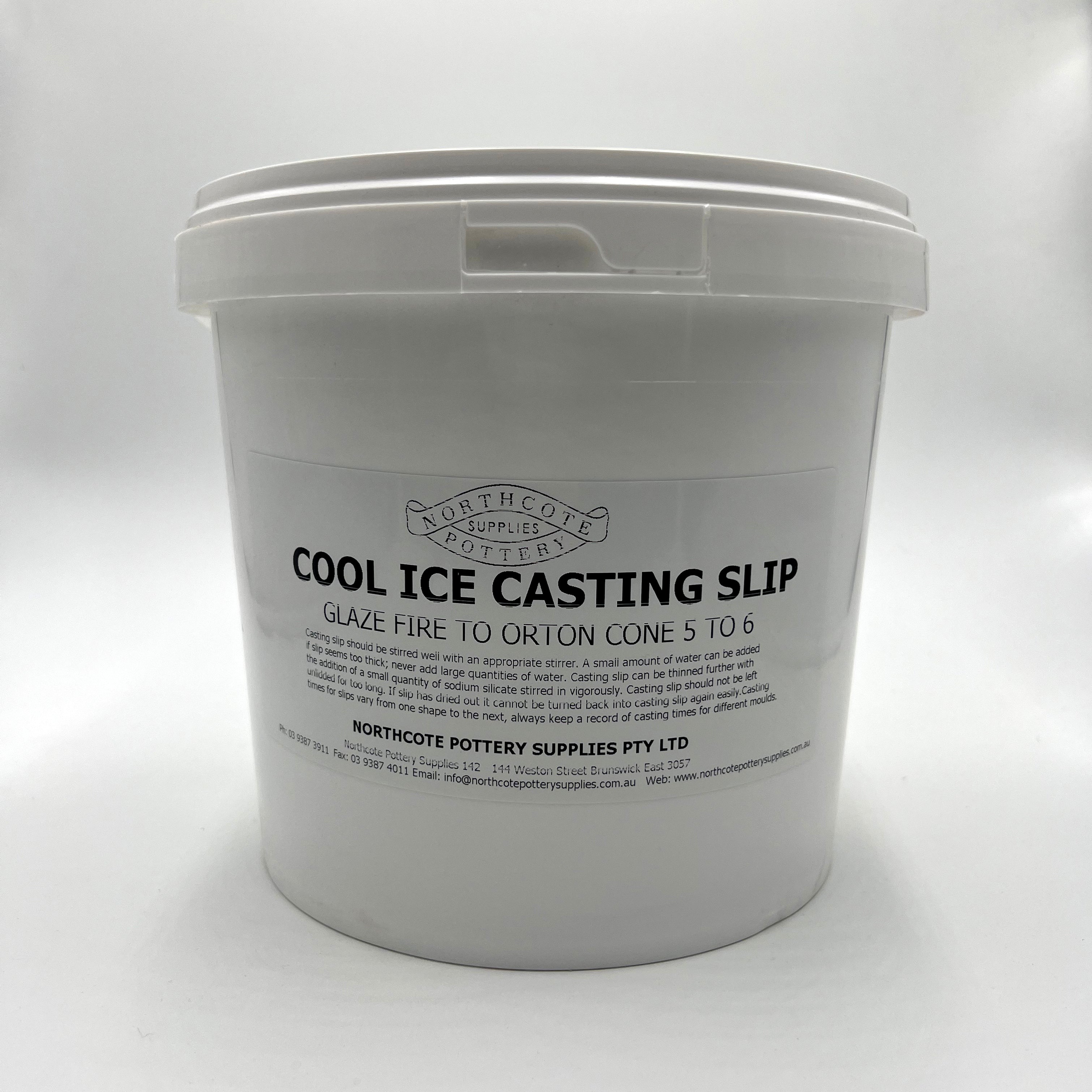 Cool Ice Midfire Porcelain Slip | Northcote Pottery Supplies